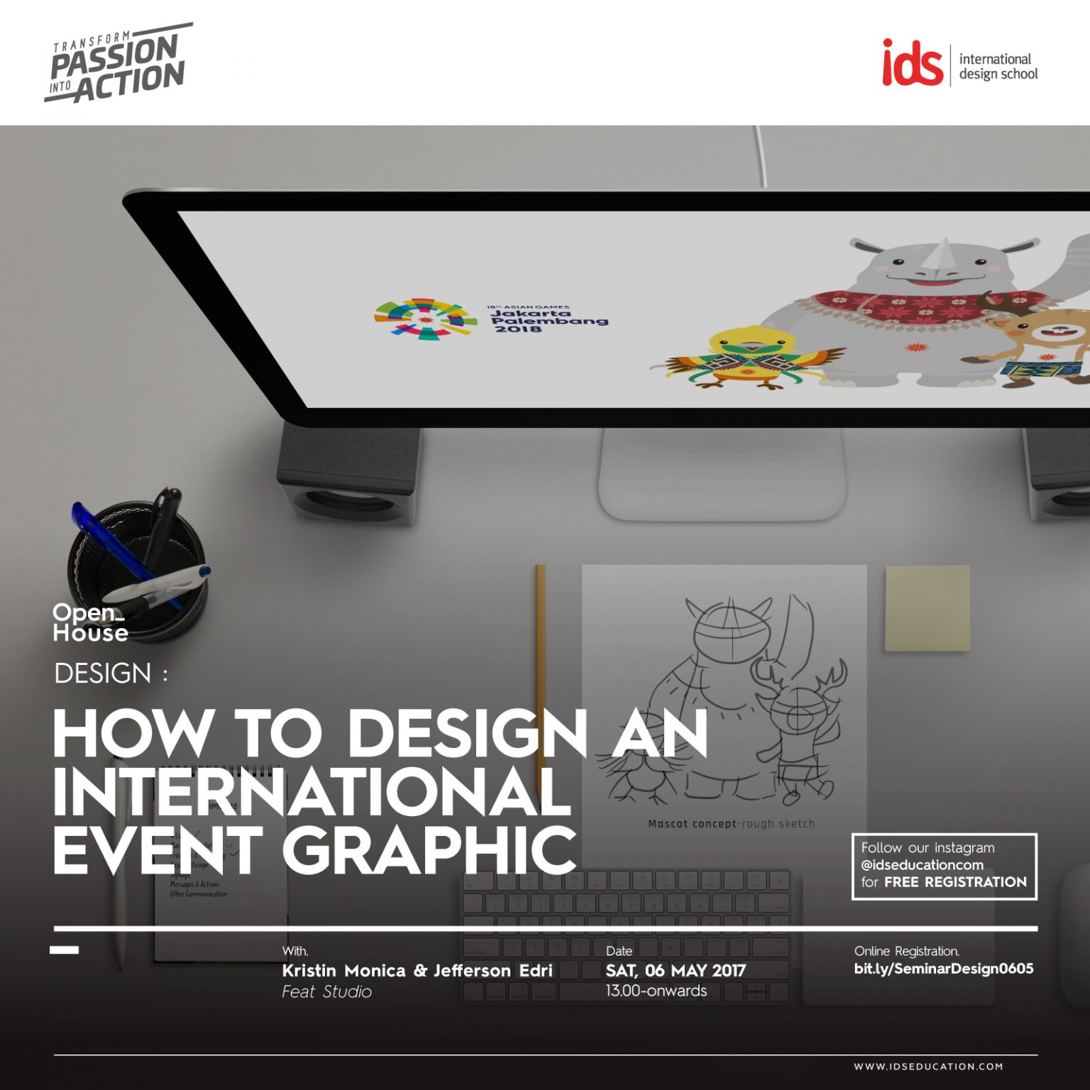 #seminardesign, How to Design an International Event Graphic