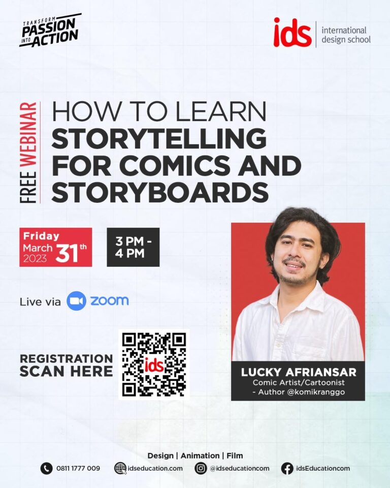 Free Webinar - How to Learn Storytelling for Comics and Storyboards