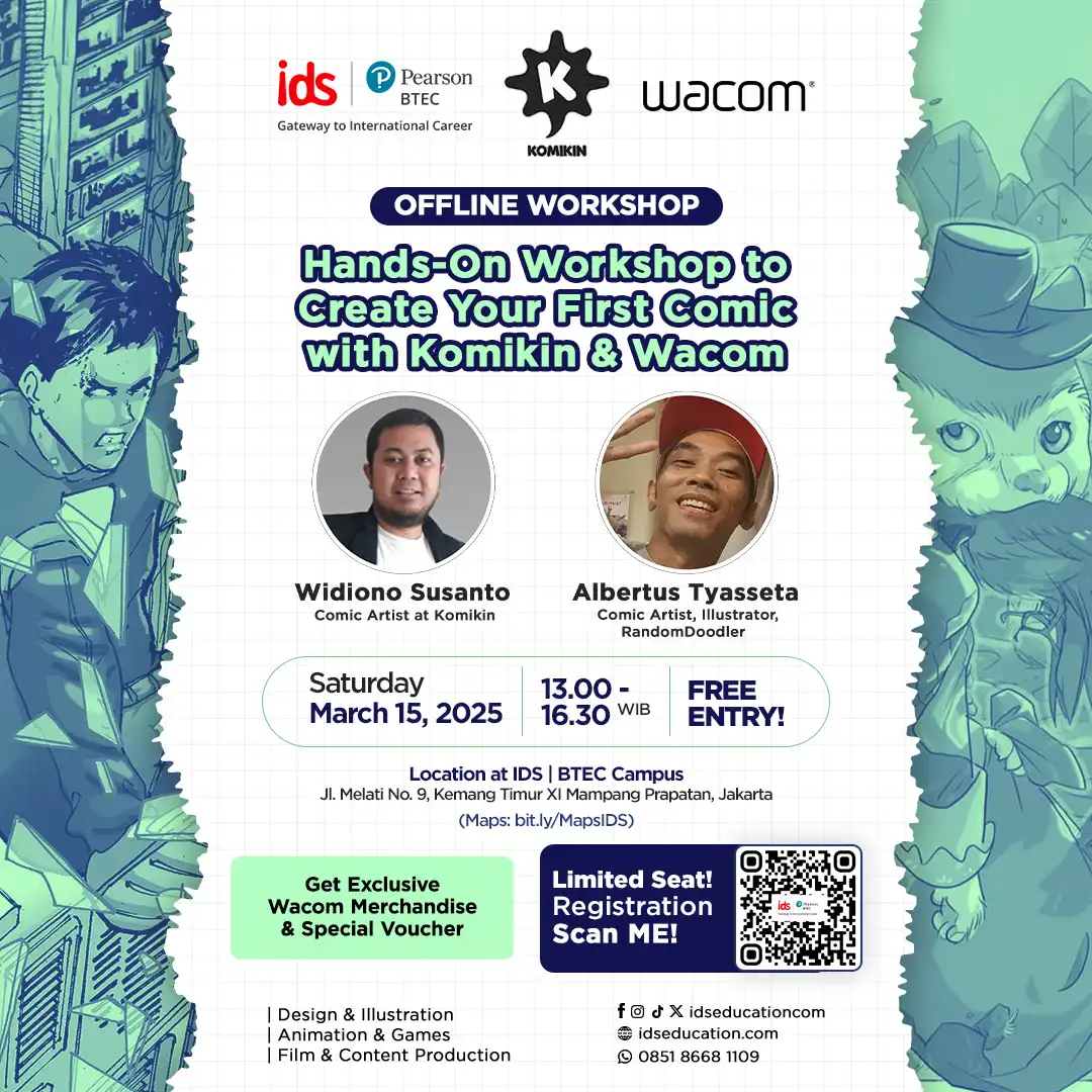 Workshop: Create Your First Comic with Komikin & Wacom - IDS | BTEC